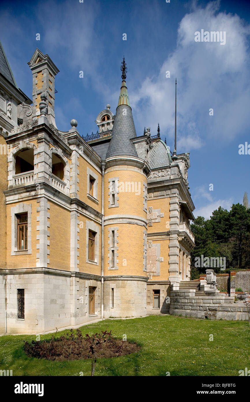 Ukraine,Crimea,Yalta-Massandra,palace of tsar Alexander III Stock Photo ...