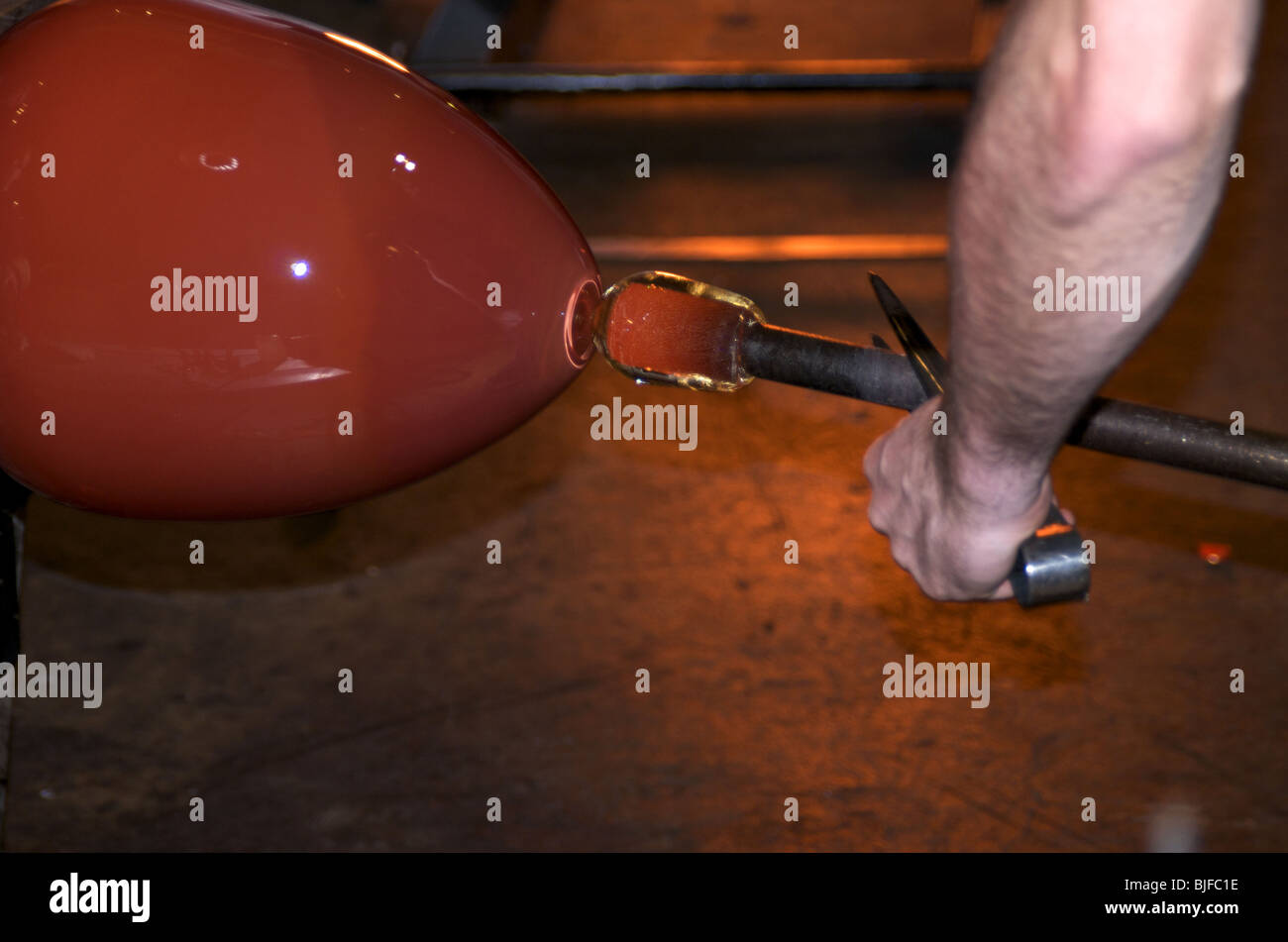 Glass blowing tools hi-res stock photography and images - Alamy