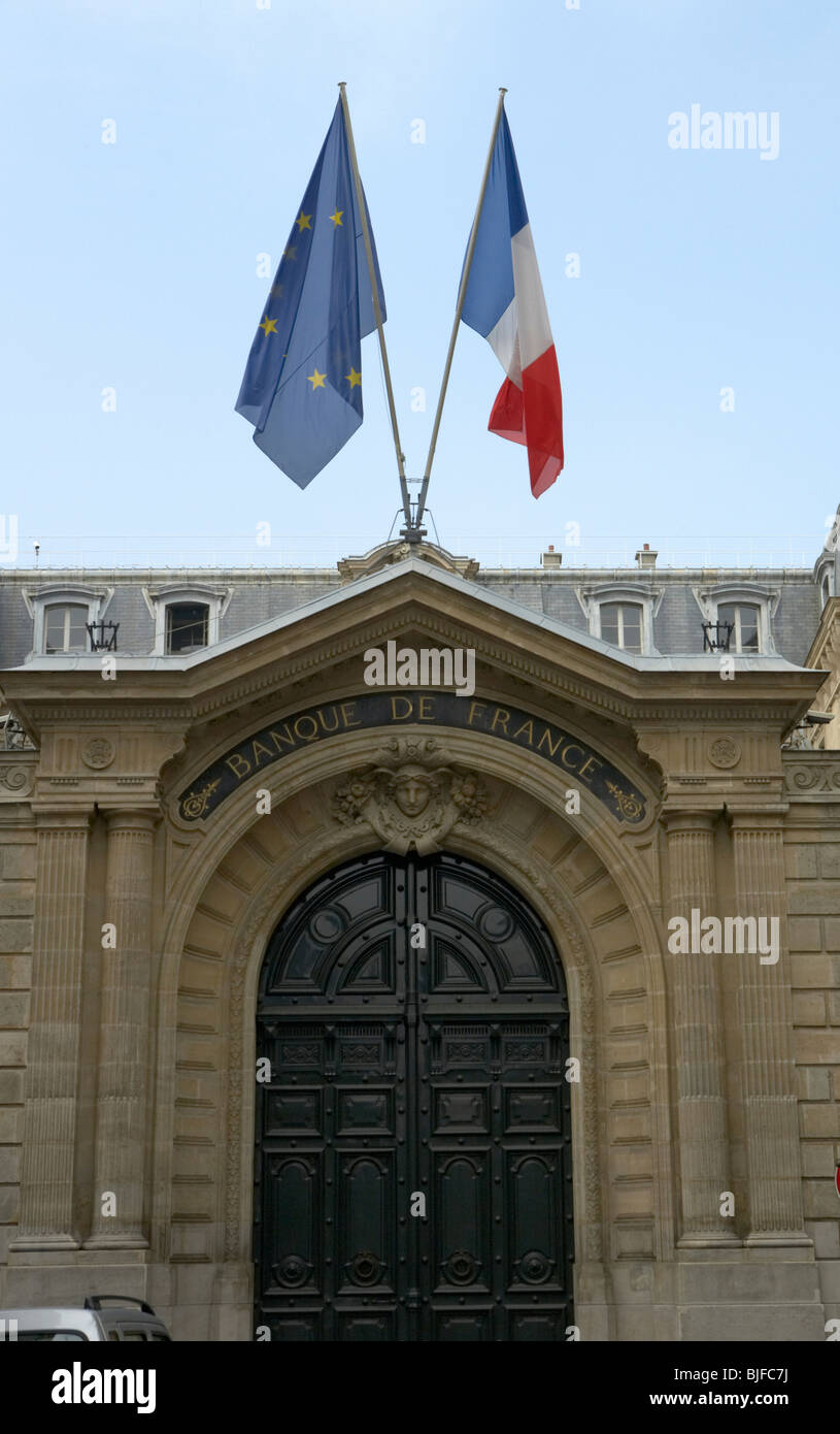 The central bank of France, Paris, France Stock Photo - Alamy