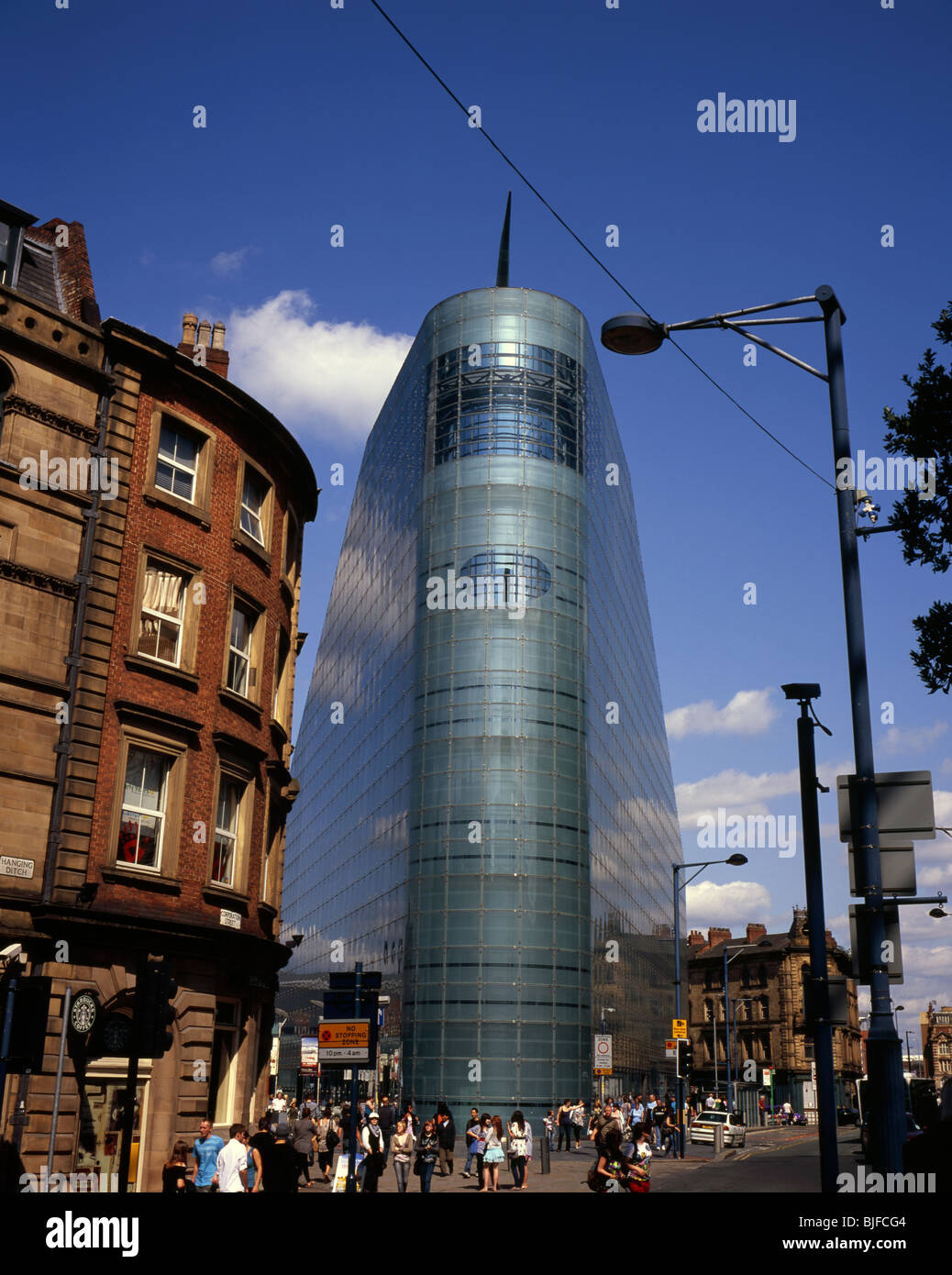 The Urbis Building home to The National Football Museum Manchester ...