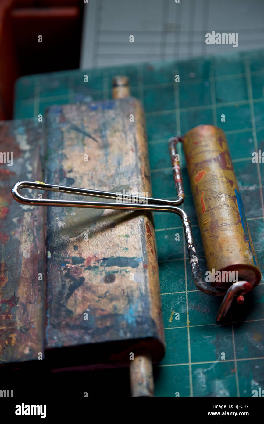 Ink roller hi-res stock photography and images - Alamy