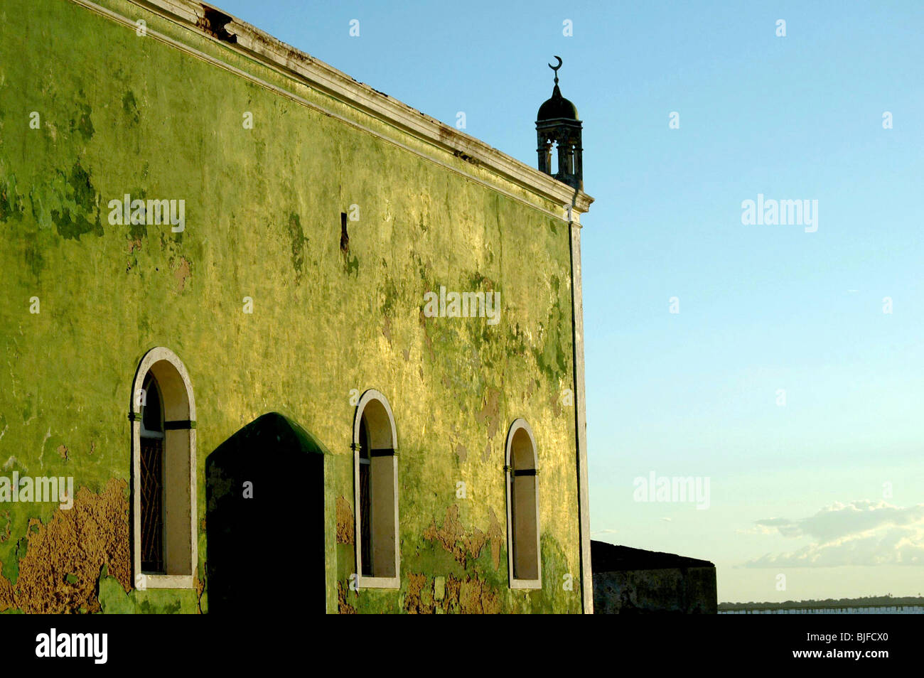 The Mosque stands on the West side of the island for the islands ...
