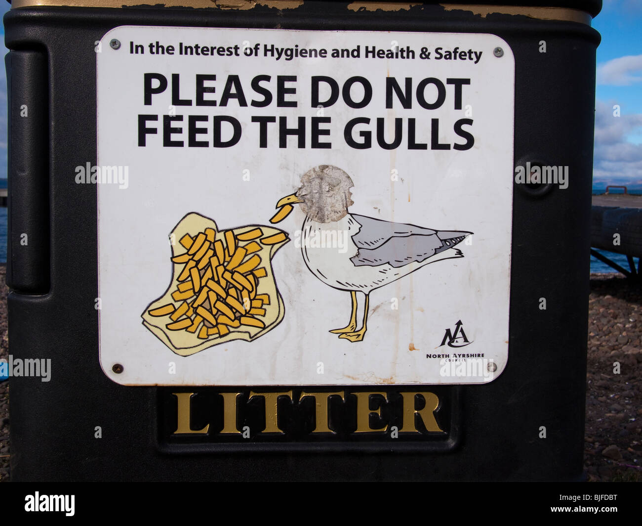 Seagull sign uk hi-res stock photography and images - Alamy