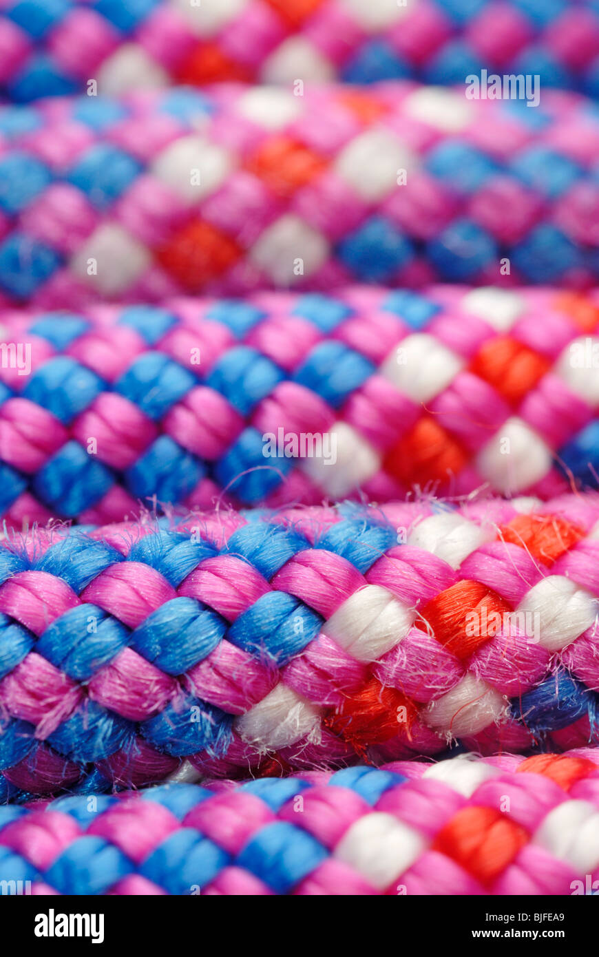 Climbing rope close-up Stock Photo - Alamy