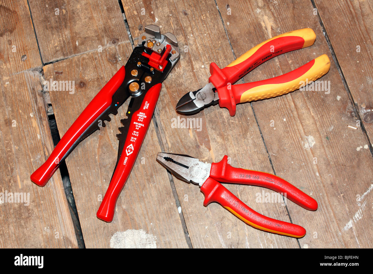 A selection of electrical tools Stock Photo - Alamy