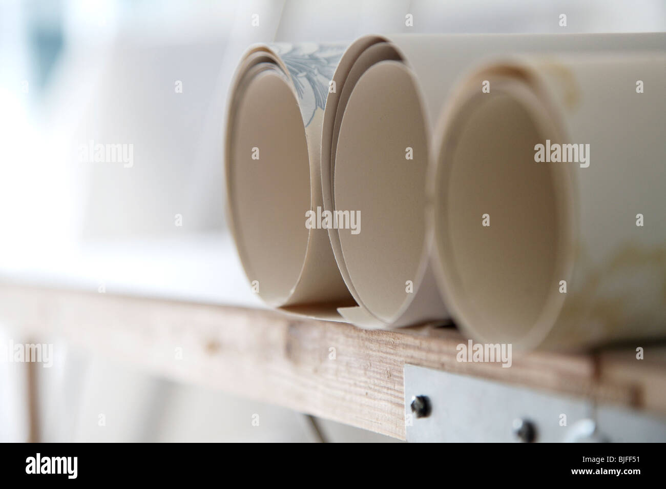 Rolls Of Wallpaper High Resolution Stock Photography and Images - Alamy