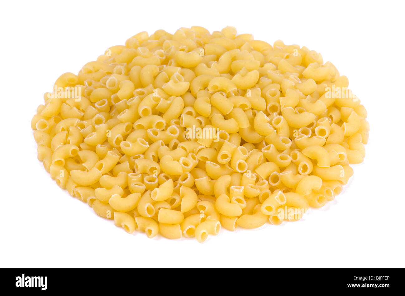 Macaroni pasta shape Cut Out Stock Images & Pictures - Alamy