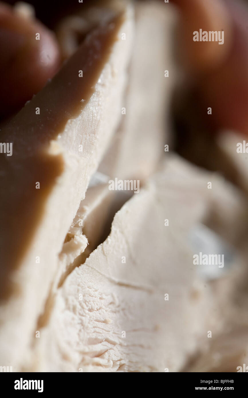 Extreme close up of turkey meat Stock Photo - Alamy