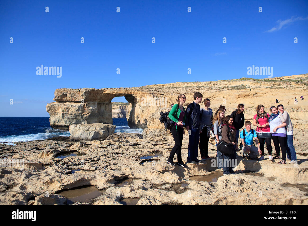 Azure Window, Dwejra, San Lawrenz, Gozo, Malta Stock Photo - Alamy