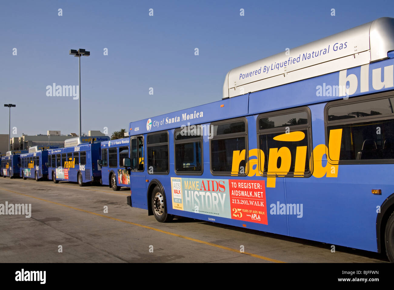 Big blue bus los angeles hi-res stock photography and images - Alamy