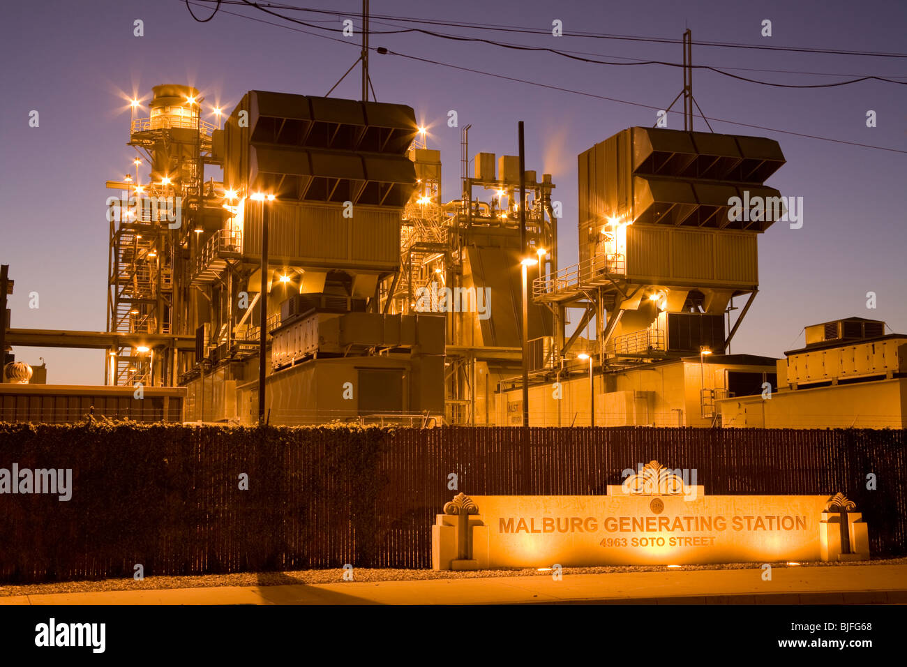Malburg Generating Station, Vernon Power Plant. Vernon, Los Angeles ...