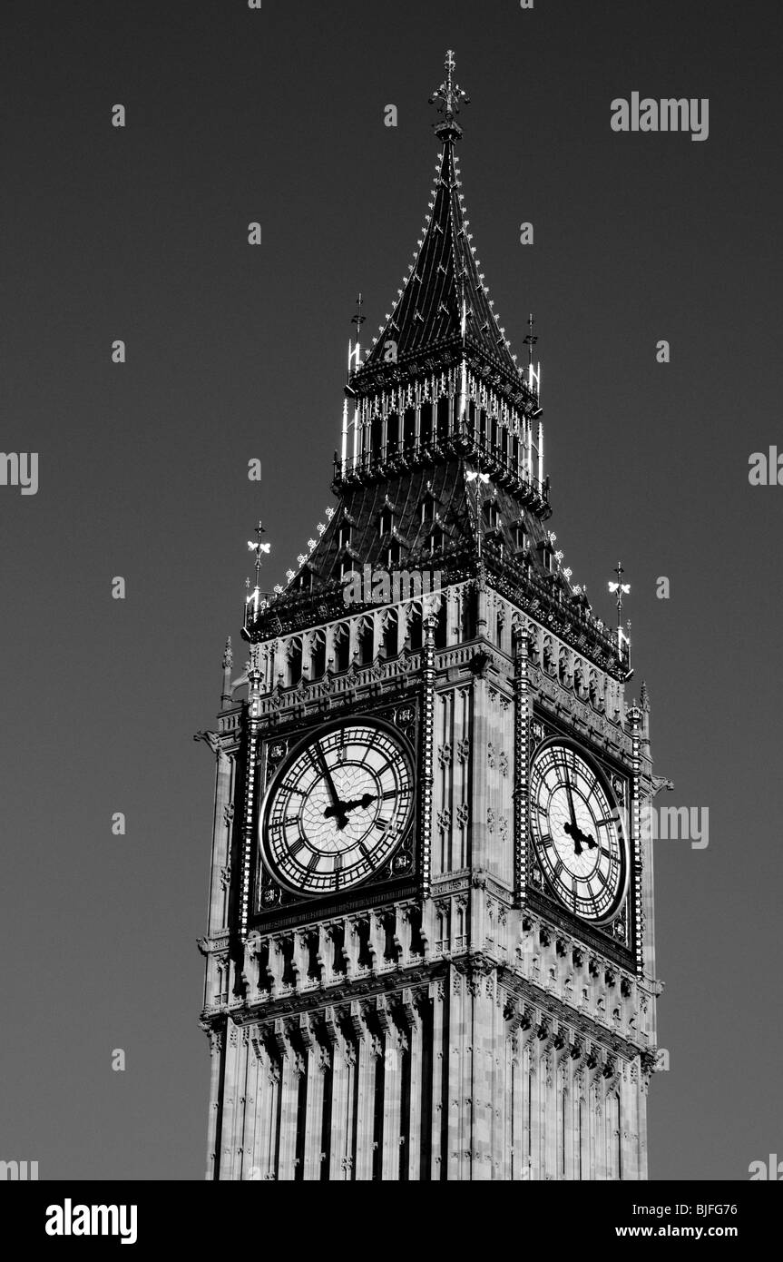 Travel big ben tower Black and White Stock Photos & Images - Alamy