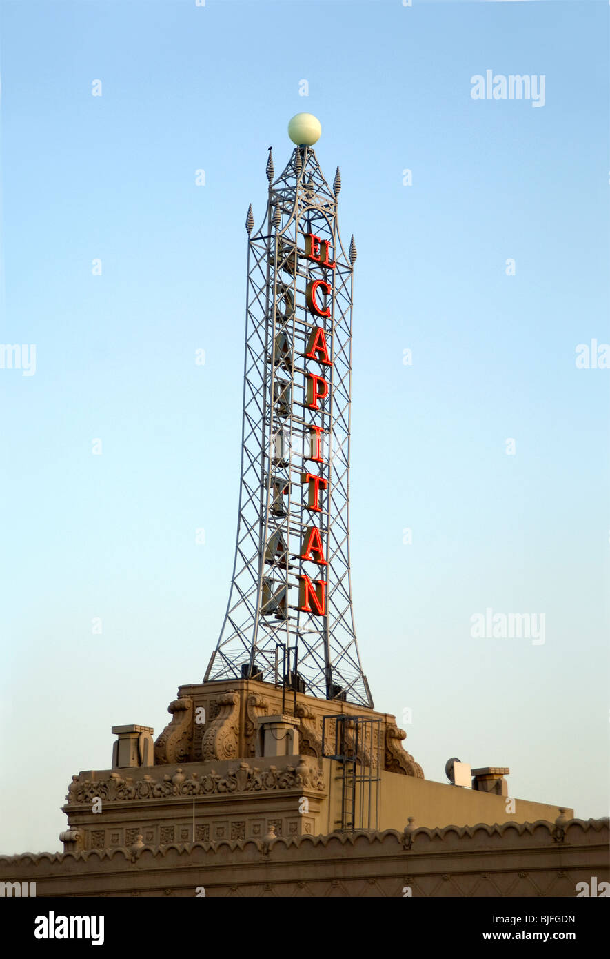 El Capitan Theater sign Stock Photo - Alamy