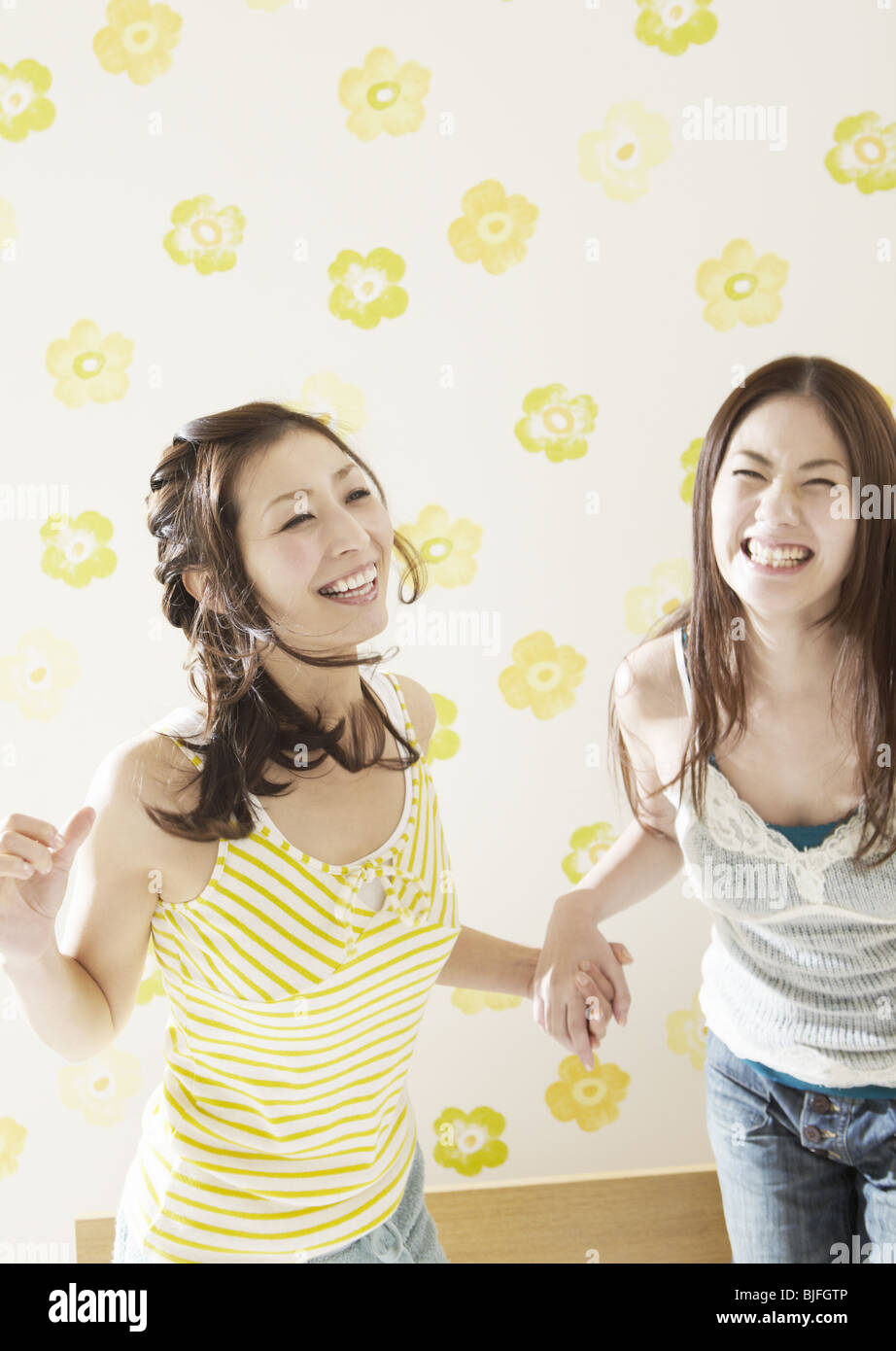 Woman frolicking hi-res stock photography and images - Alamy