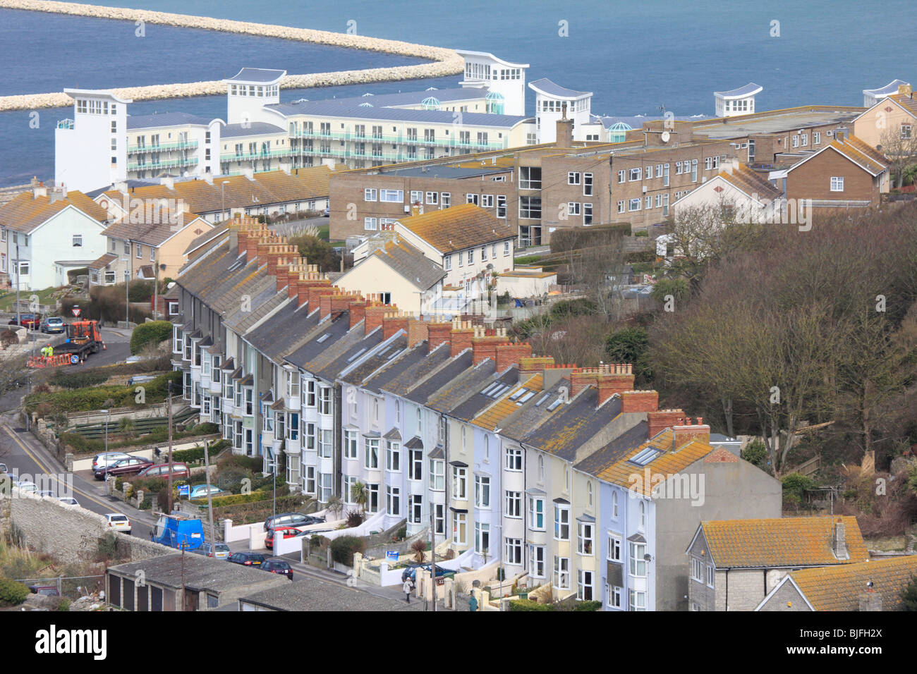 Portland terrace houses hi-res stock photography and images - Alamy