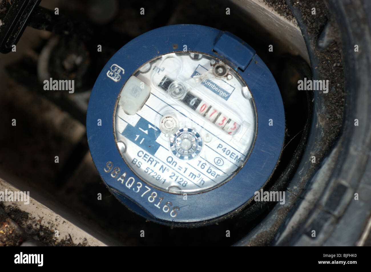 Domestic Water Meter, water supply meter Stock Photo - Alamy