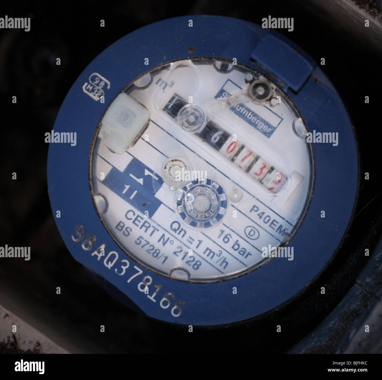 Domestic Water Meter, water supply meter Stock Photo - Alamy