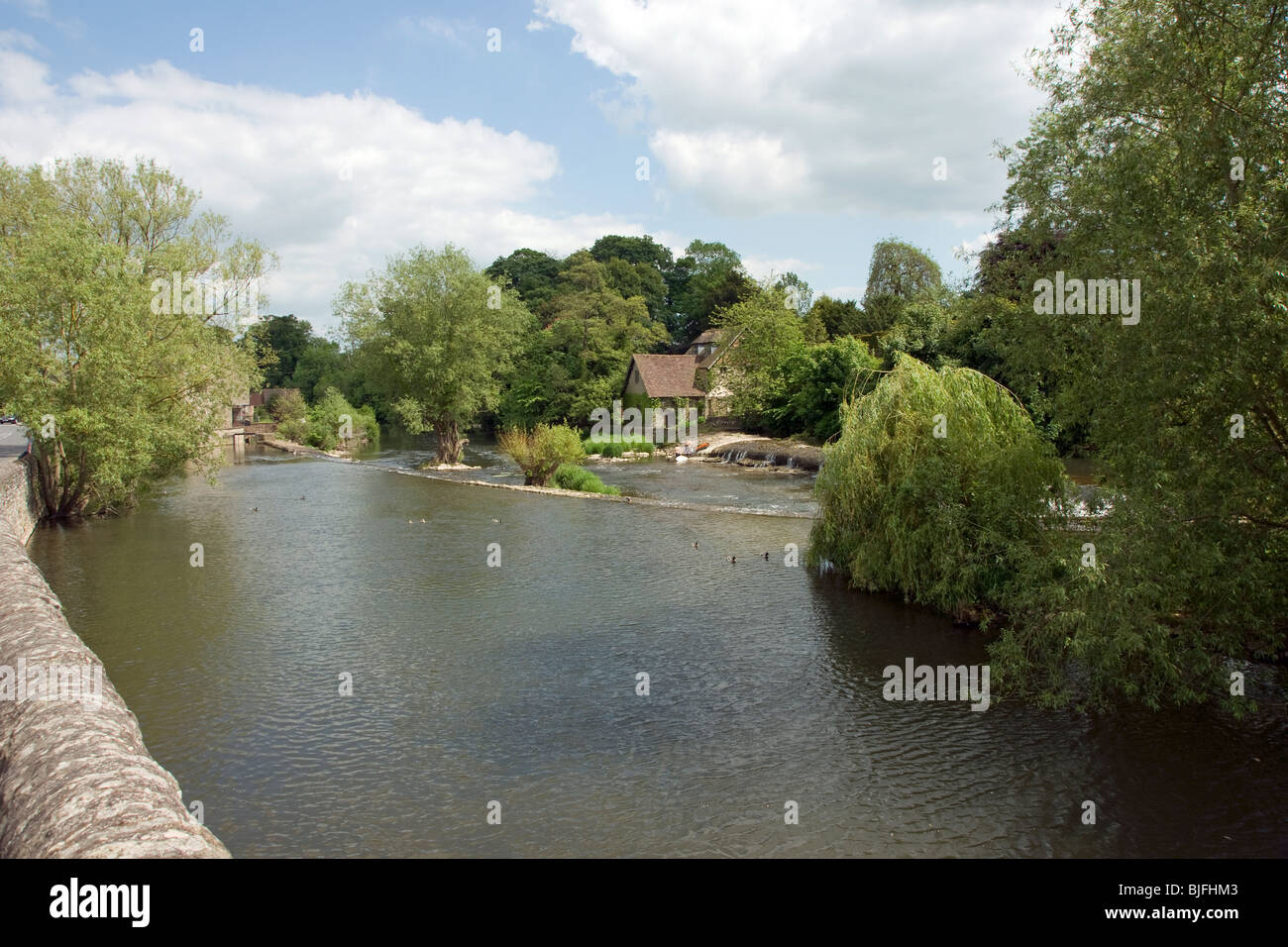 The River Teme in Ludlow in Shropshire Stock Photo - Alamy
