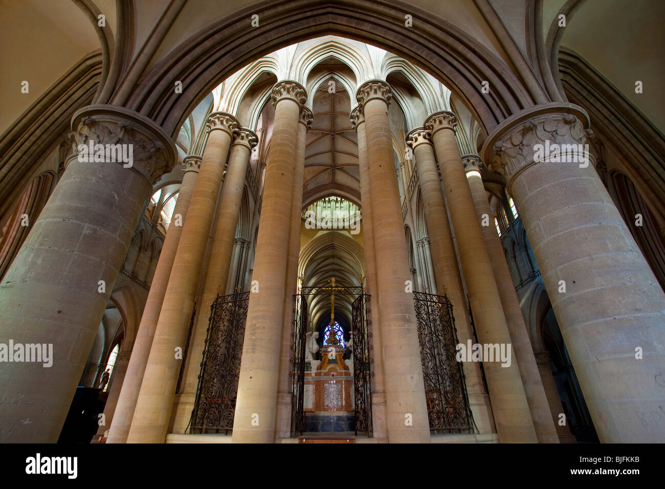 Normandy, Cathedral of Coutances Stock Photo - Alamy
