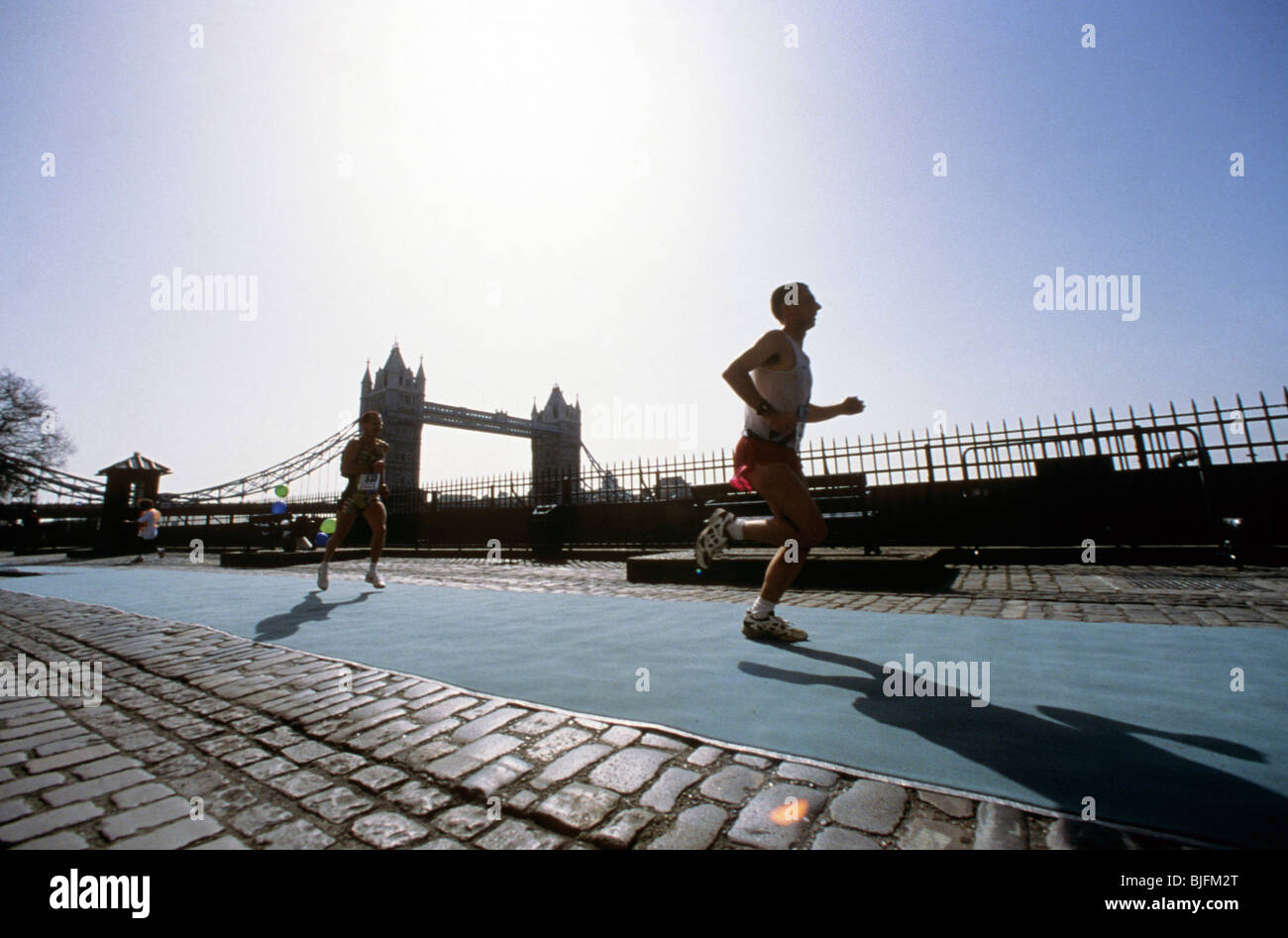 Runners the River Thames Stock Photo - Alamy
