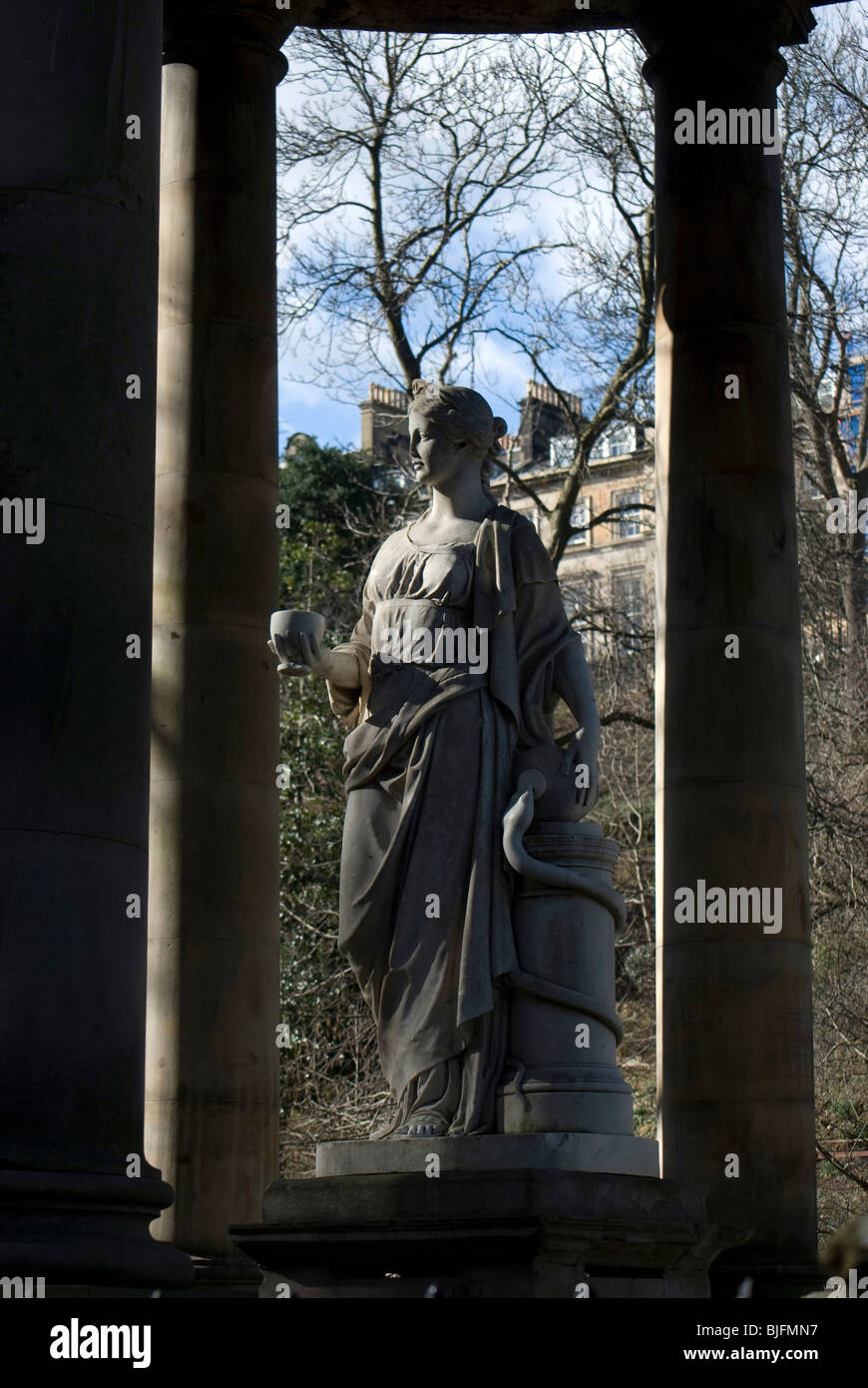 St Bernards Well, near the Dean Village, Edinburgh, Scotland Stock ...