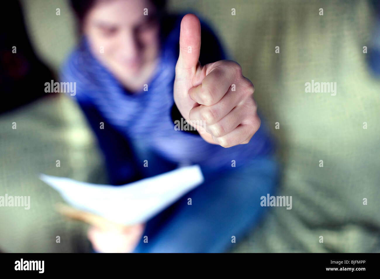 Good news letter: MODEL RELEASED Stock Photo - Alamy