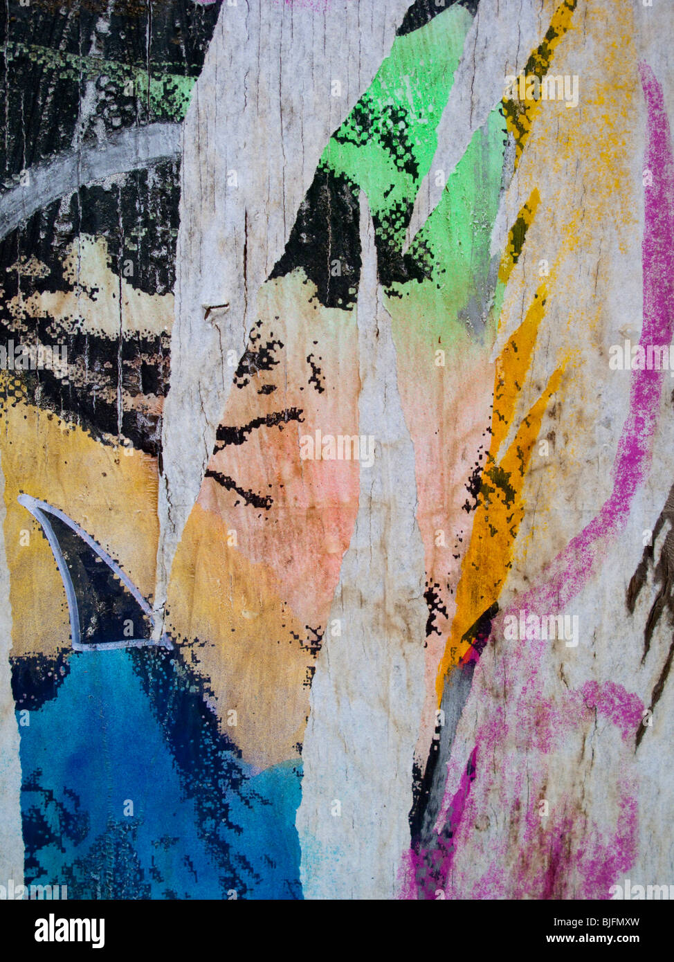 communications paper color torn discarded recycle art culture Stock ...