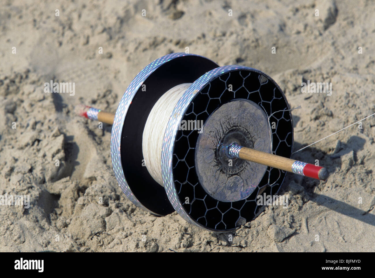 Kite with spool hi-res stock photography and images - Alamy