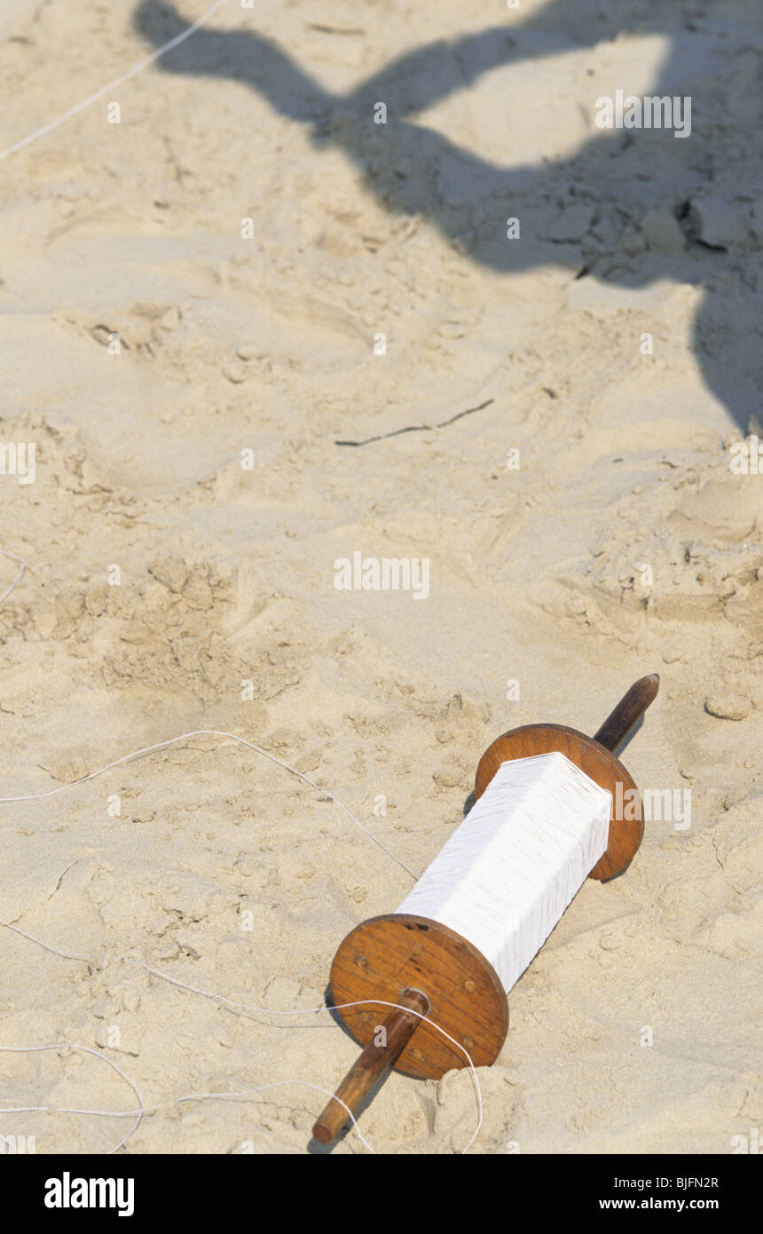 Kite with spool hi-res stock photography and images - Alamy