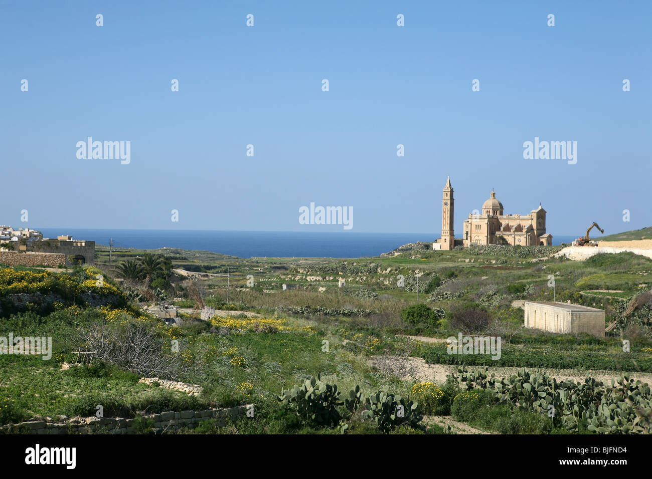 Church on Gozo Stock Photo - Alamy