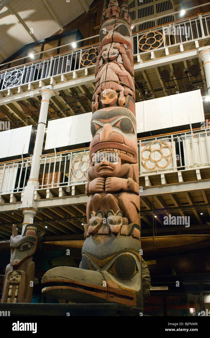 The interior of the Pitt Rivers Museum Oxford UK Stock Photo - Alamy