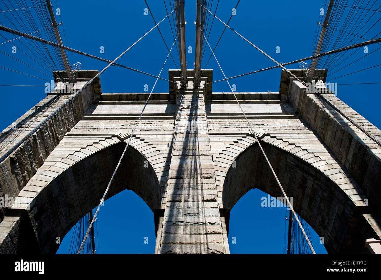 Study of Brooklyn Bridge Architecture - New York City - September 2009 ...
