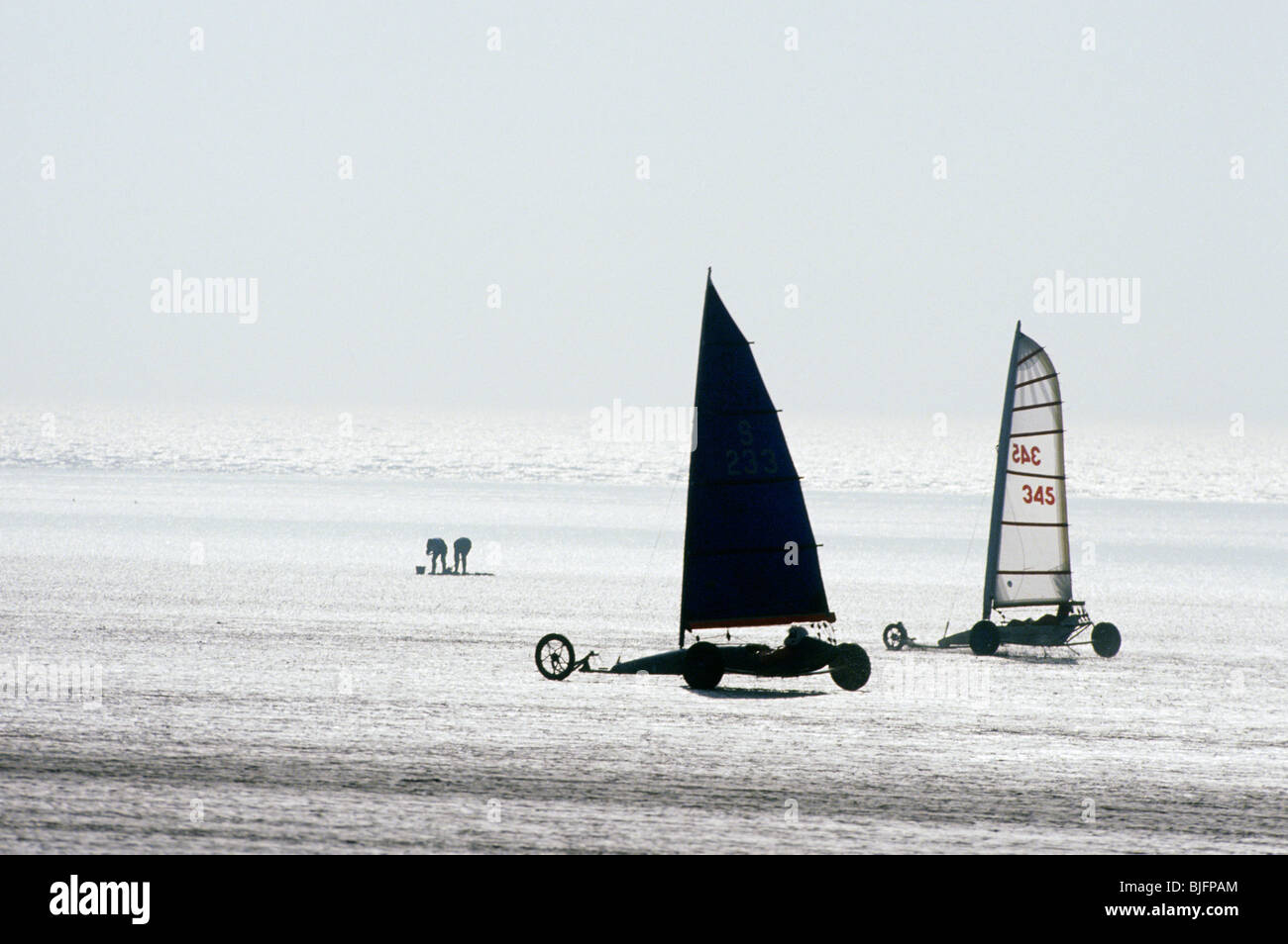 Two diggers beach hi-res stock photography and images - Alamy