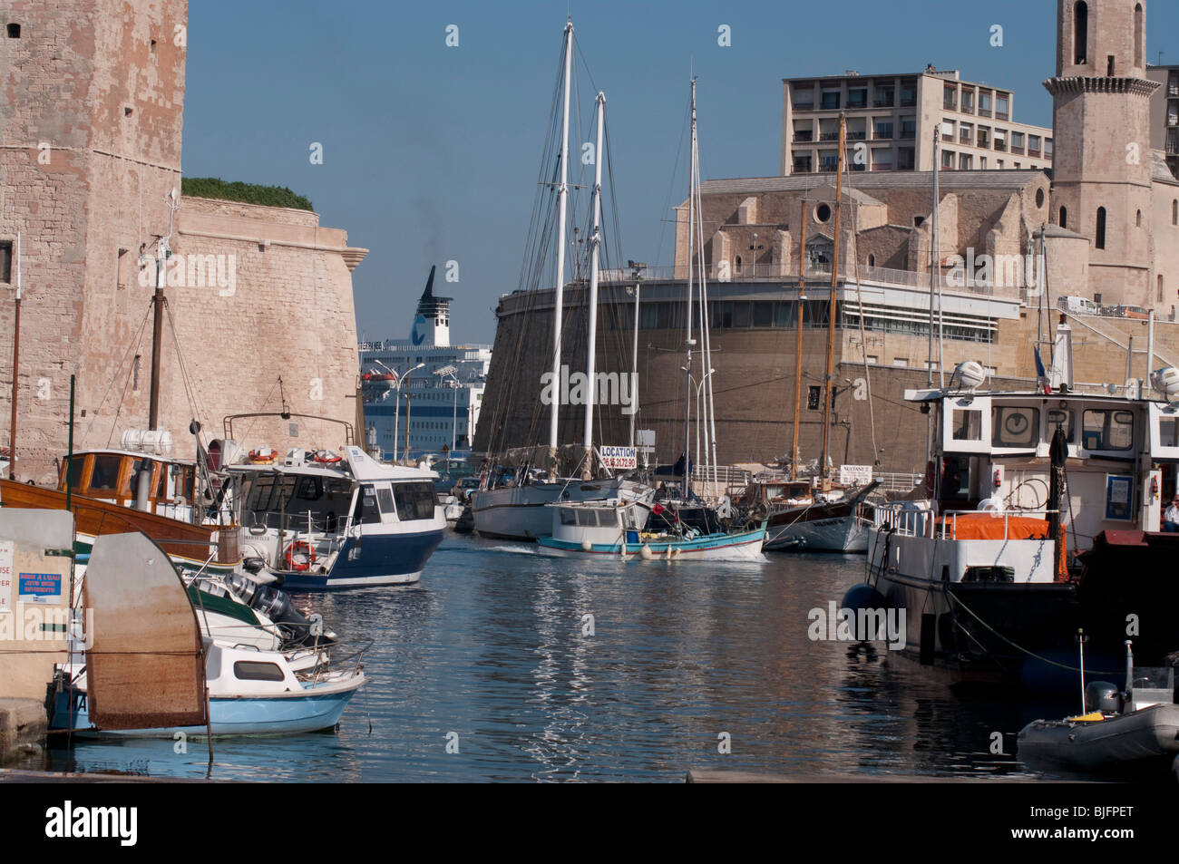 Marseille : The Old Port Stock Photo - Alamy