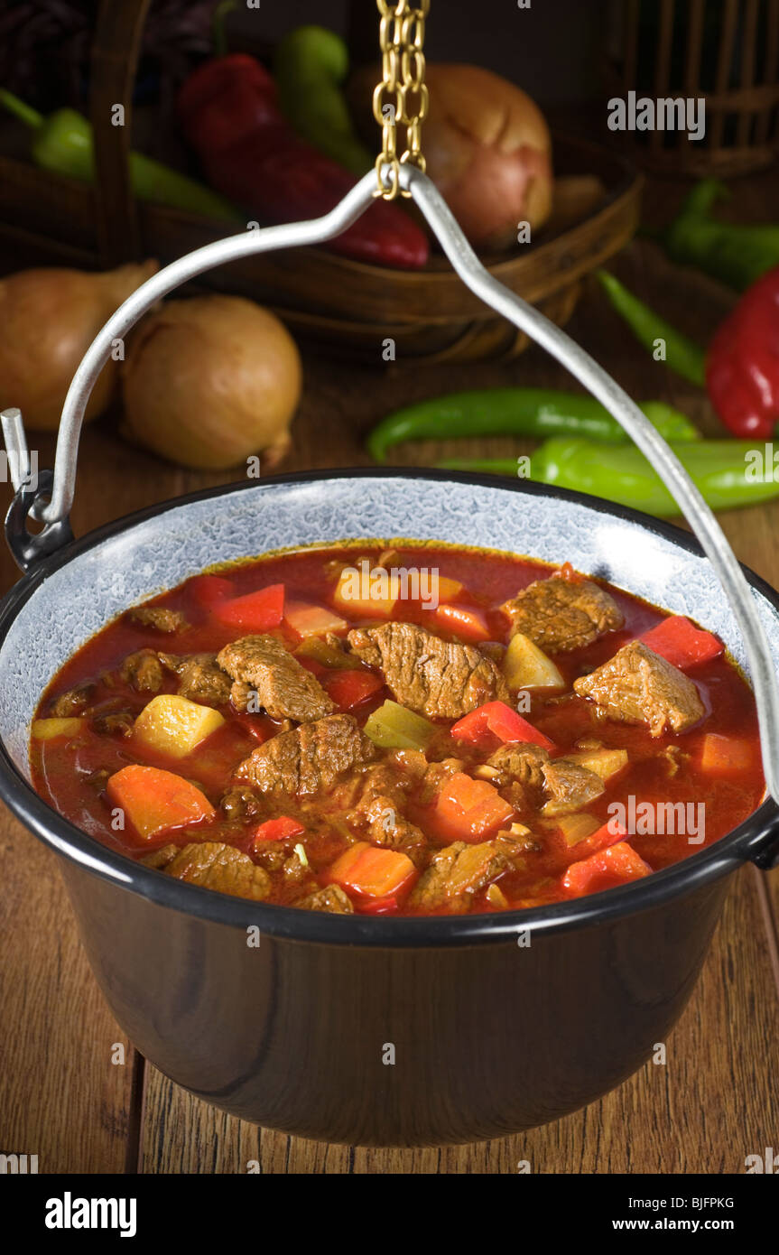 Goulash Hungary Food Stock Photo - Alamy