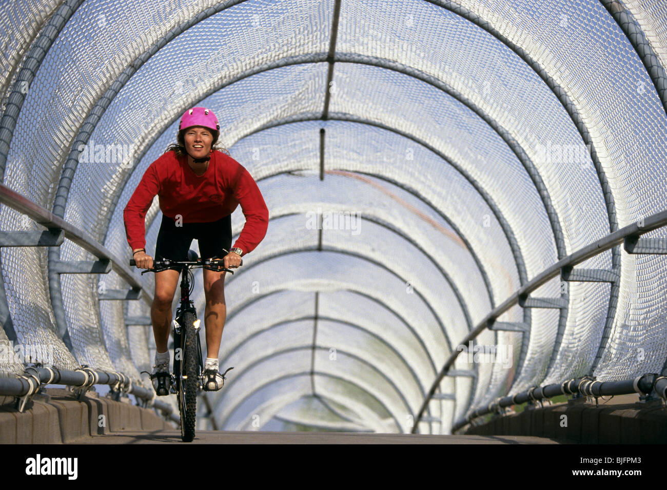 Cycling through a tunnel hi-res stock photography and images - Alamy