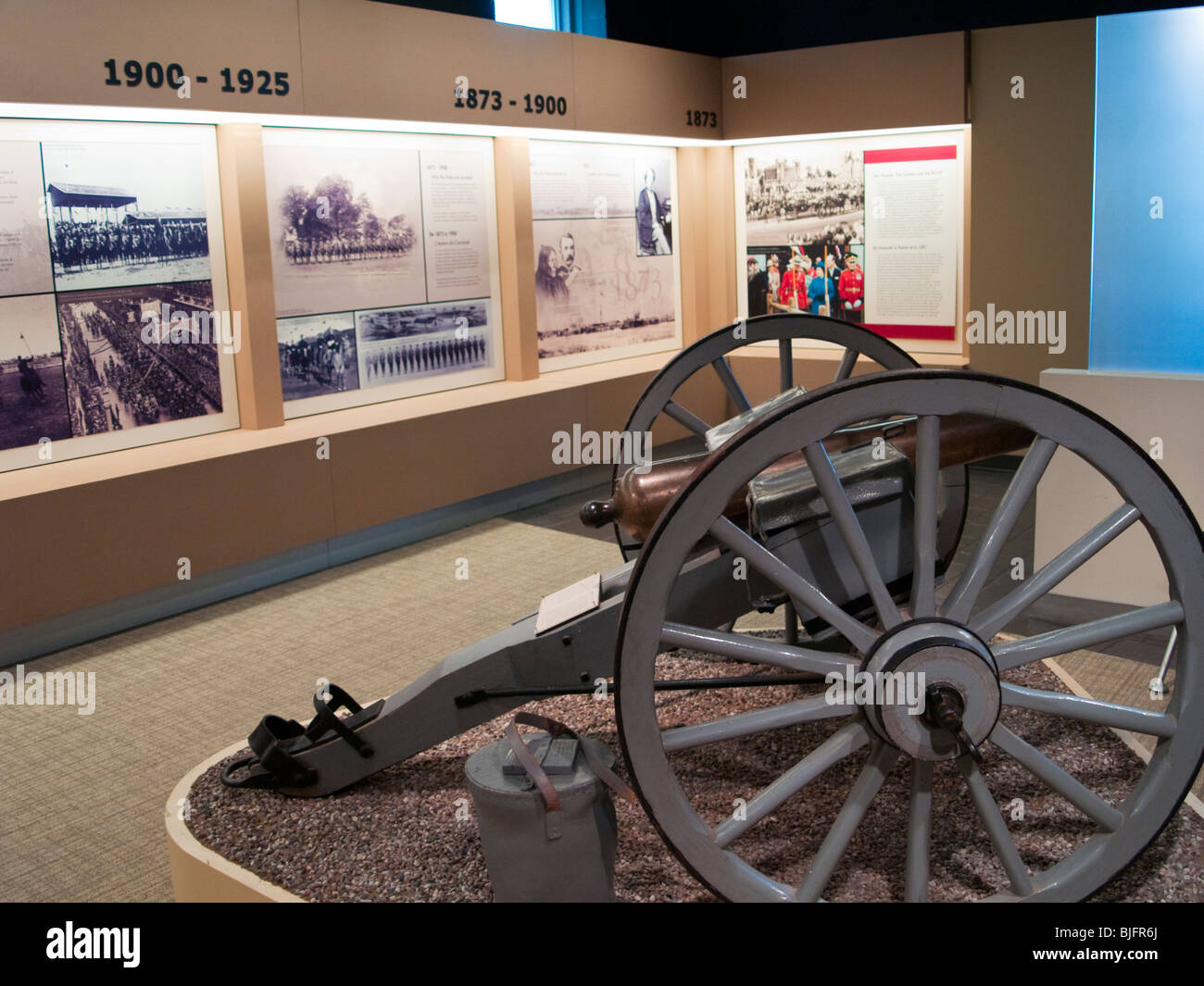 An exhibition about the history of the RCMP (Royal Canadian Mounted ...