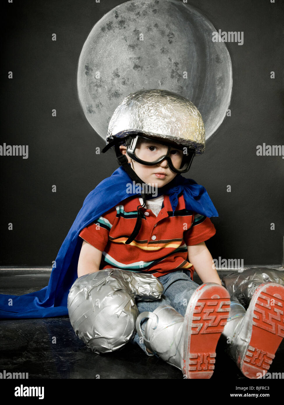 little boy playing dress up Stock Photo - Alamy