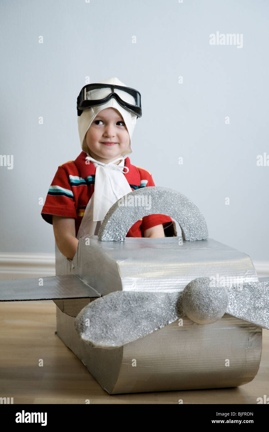 little boy playing dress up Stock Photo - Alamy