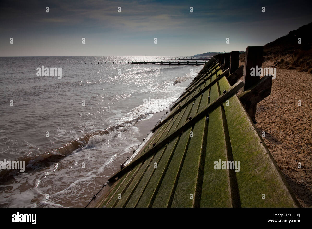 Sea defenses Hopton Norfolk Stock Photo - Alamy