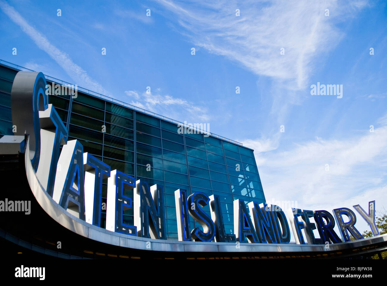Perspective view of the Staten Island Ferry Terminal - Manhattan, New ...
