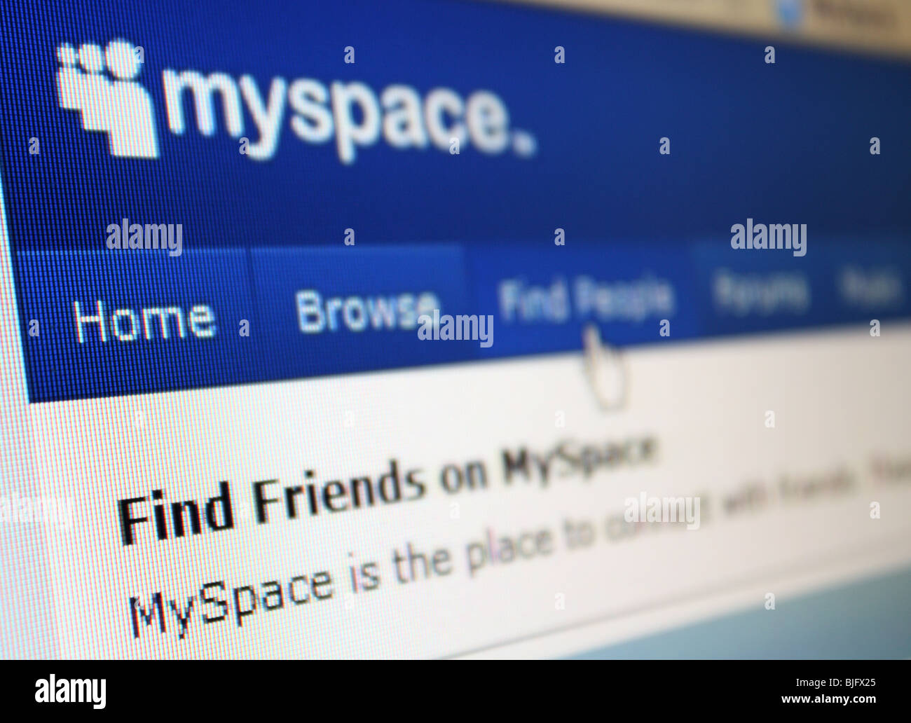 Myspace logo hi-res stock photography and images - Alamy