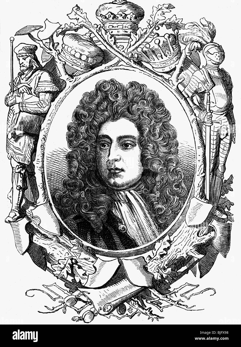 Cavendish, William, 1st Duke of Devonshire, 25.1.1640 - 18.8.1707 ...