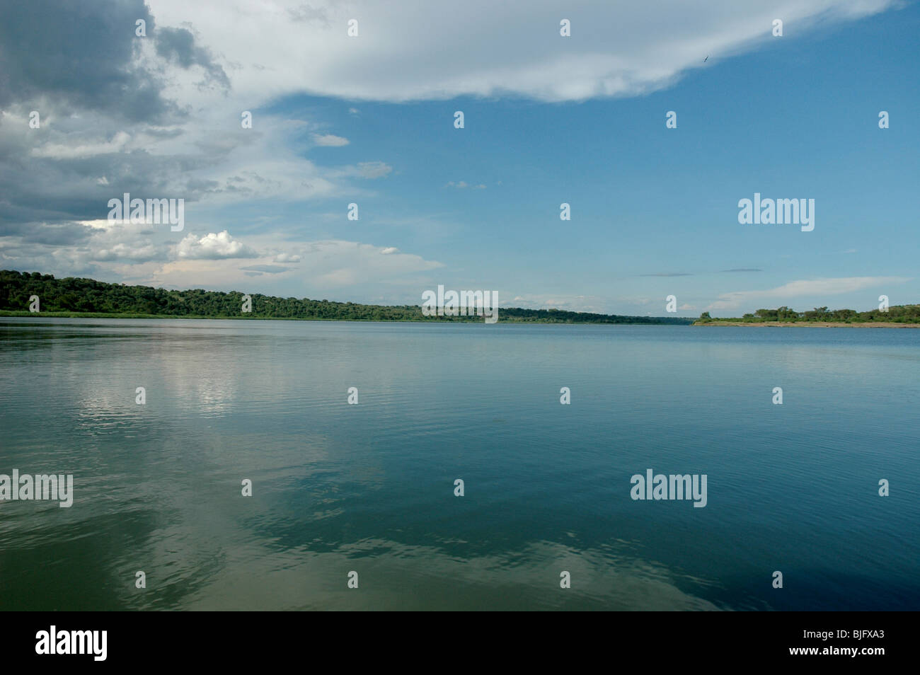 A view of the Kasinga Channel. Uganda, Africa © Demelza Cloke Stock ...