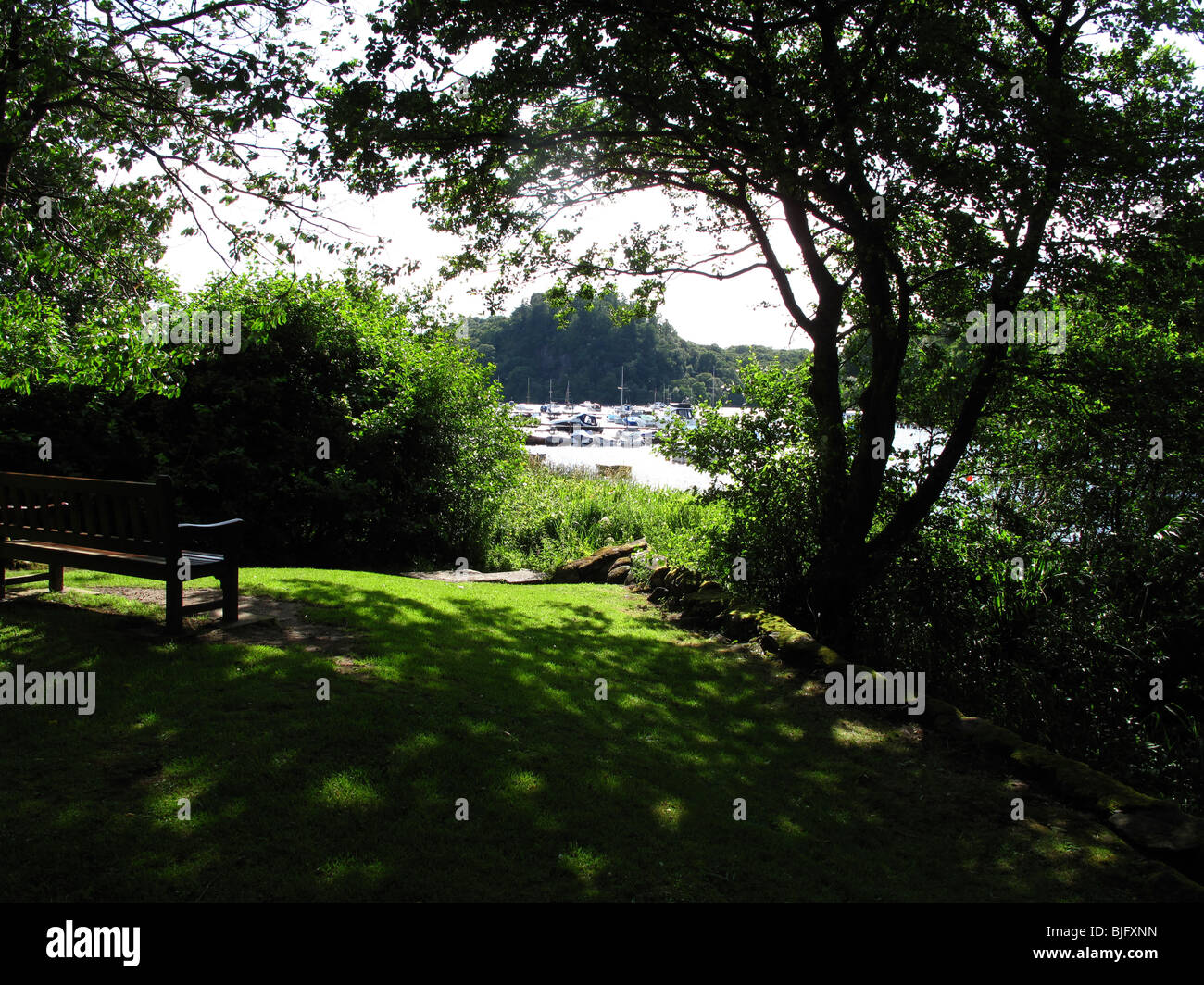 Balmaha harbour Loch Lomond Scotland Stock Photo - Alamy
