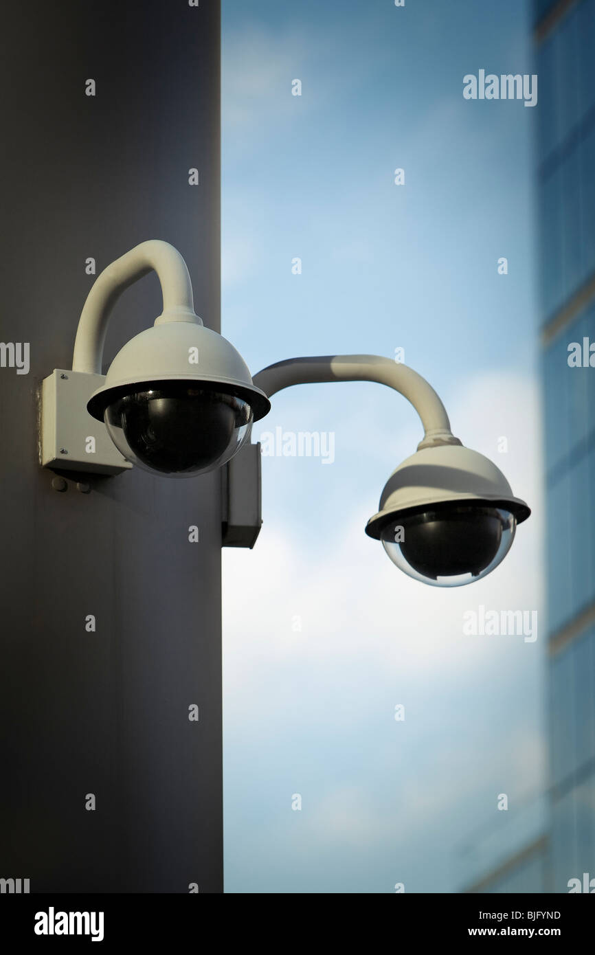 CCTV camera on street corner, London, England Stock Photo - Alamy