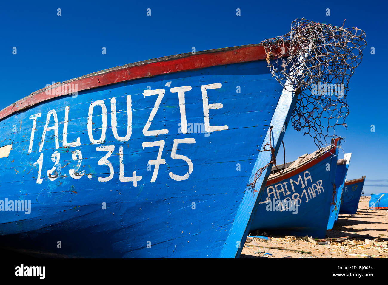 Western Sahara, fishing boats Stock Photo - Alamy