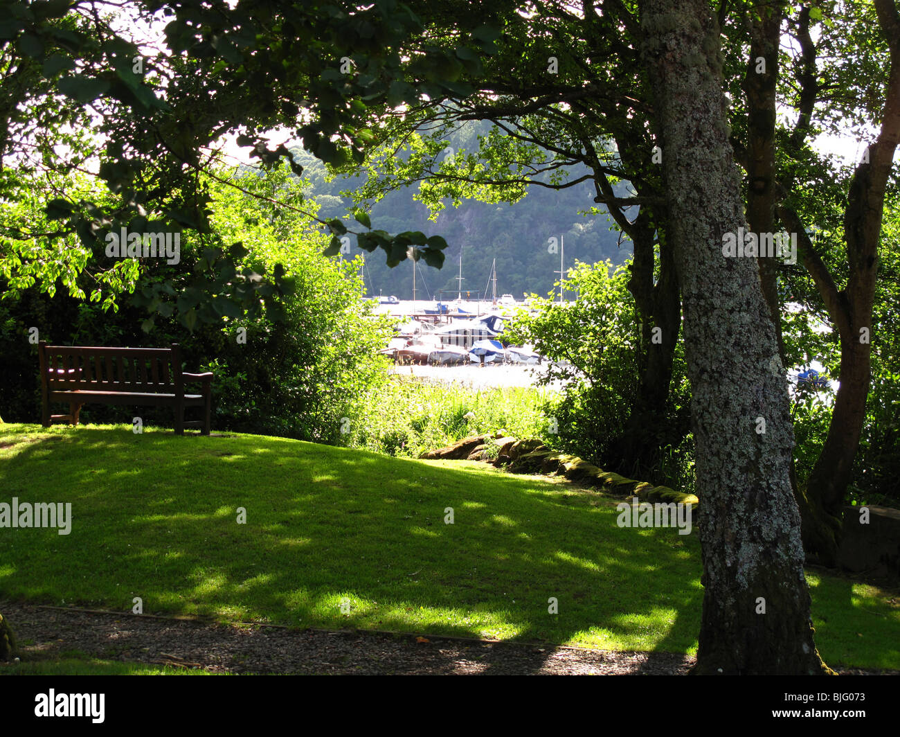 Balmaha harbour Loch Lomond Scotland Stock Photo - Alamy