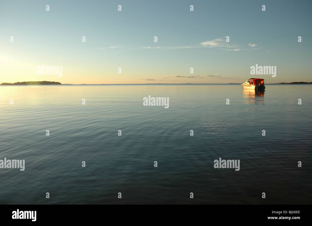 A view from the Ssese islands looking out onto Lake Victoria. Ssese ...