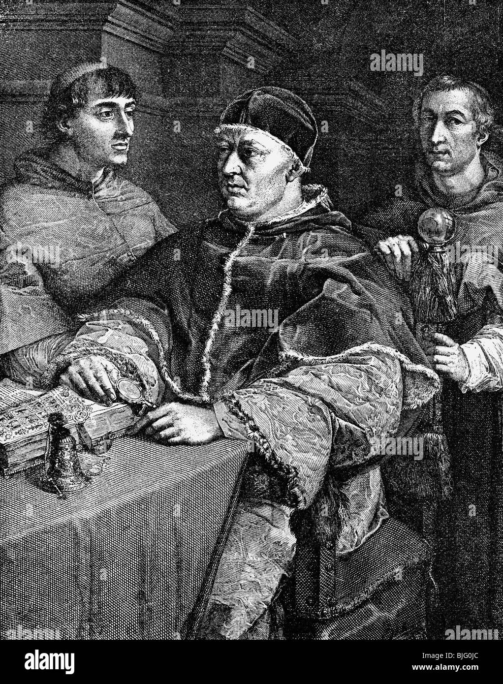 Medici cardinal Black and White Stock Photos & Images - Alamy